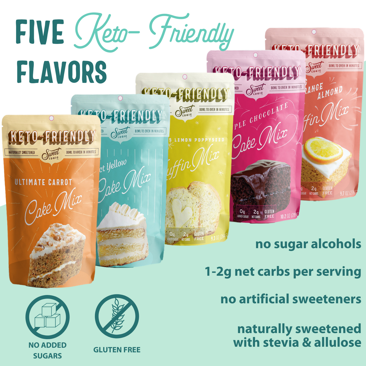 Keto Yellow Cake Baking Mix Online – Sweet Logic